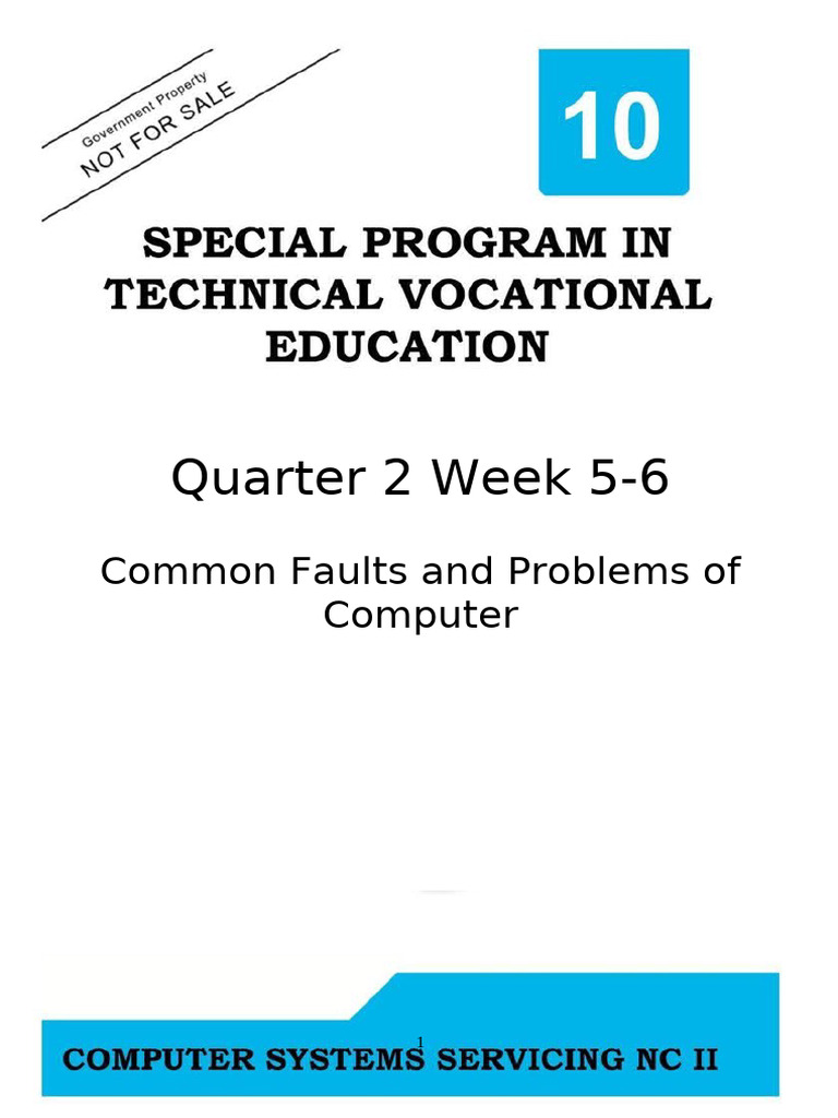 Sptve Css 10 Quarter 2 Week 5 6 | PDF | Booting | Computer Data Storage