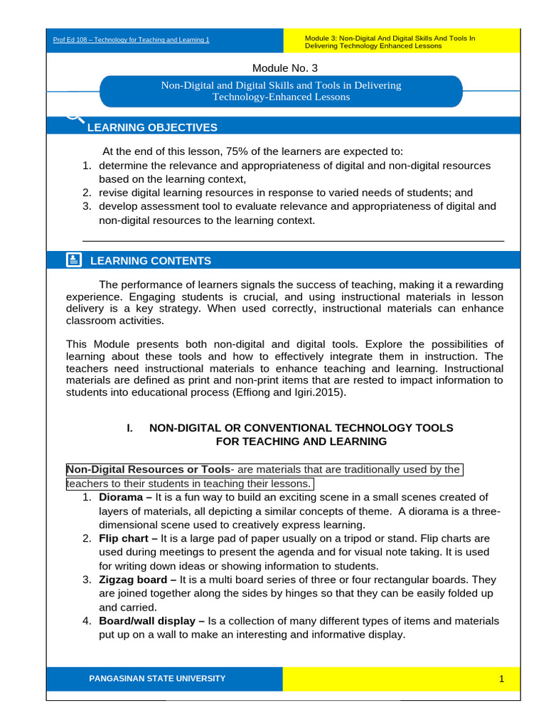 Unit 3 TTL | PDF | Infographics | Learning