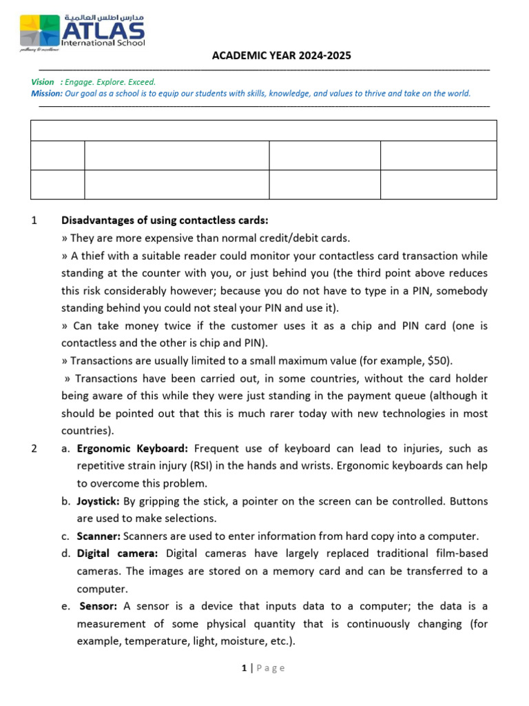 Grade 8 Worksheet - 4 Answer Key | PDF | Printer (Computing) | Qr Code
