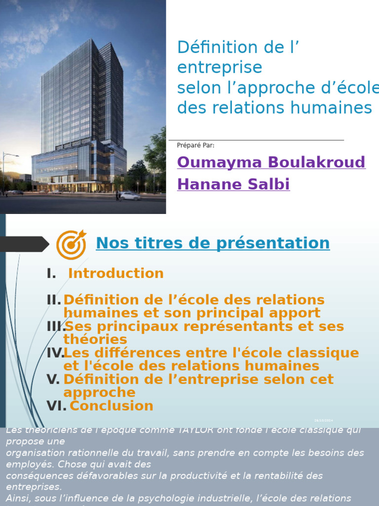 Définition de l'entreprise en RH | PDF | Psychologie | Business