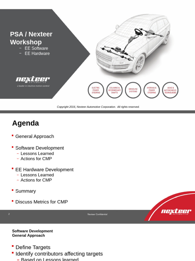 PSA Nexteer EE Workshop 161207 Final | PDF | Software Testing ...