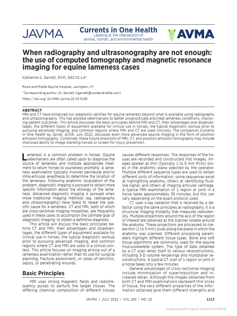 Javma-Javma 22 03 0136 | PDF | Medical Imaging | Ct Scan