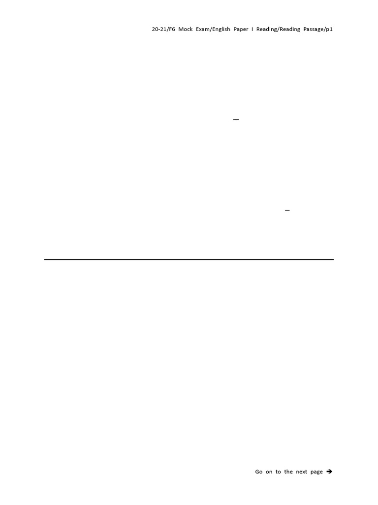 WFN 20-21 F6 Mock - Reading Passages - Ariel Ho | PDF | Social Science