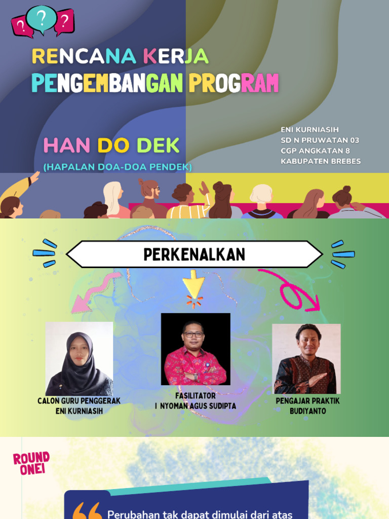 Rencana Kerja Pengembangan Program Bu Eni | PDF | Karier & Perkembangan | Pengembangan Diri