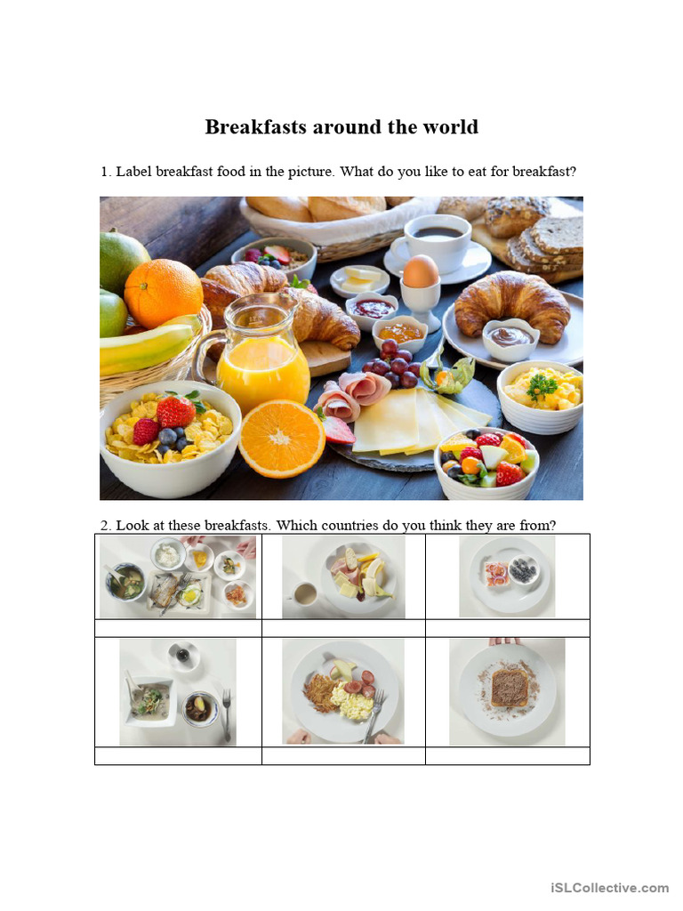 Breakfast Around The World 3 | PDF | Wellness
