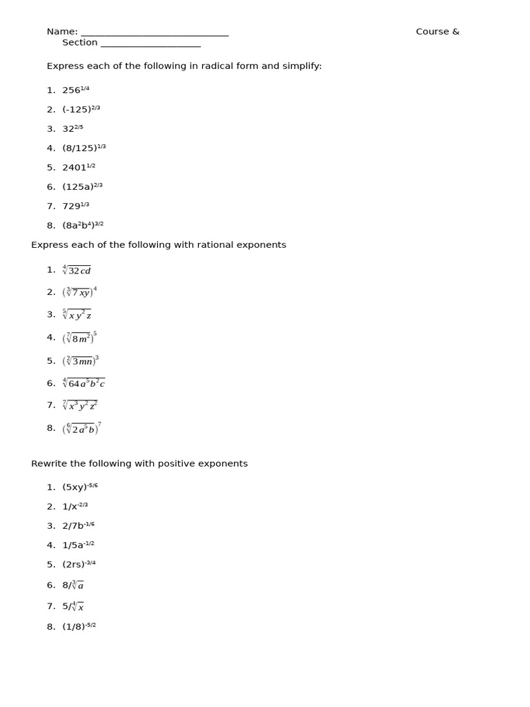 Pre Cal Problem Set 1 | PDF | Teaching Methods & Materials