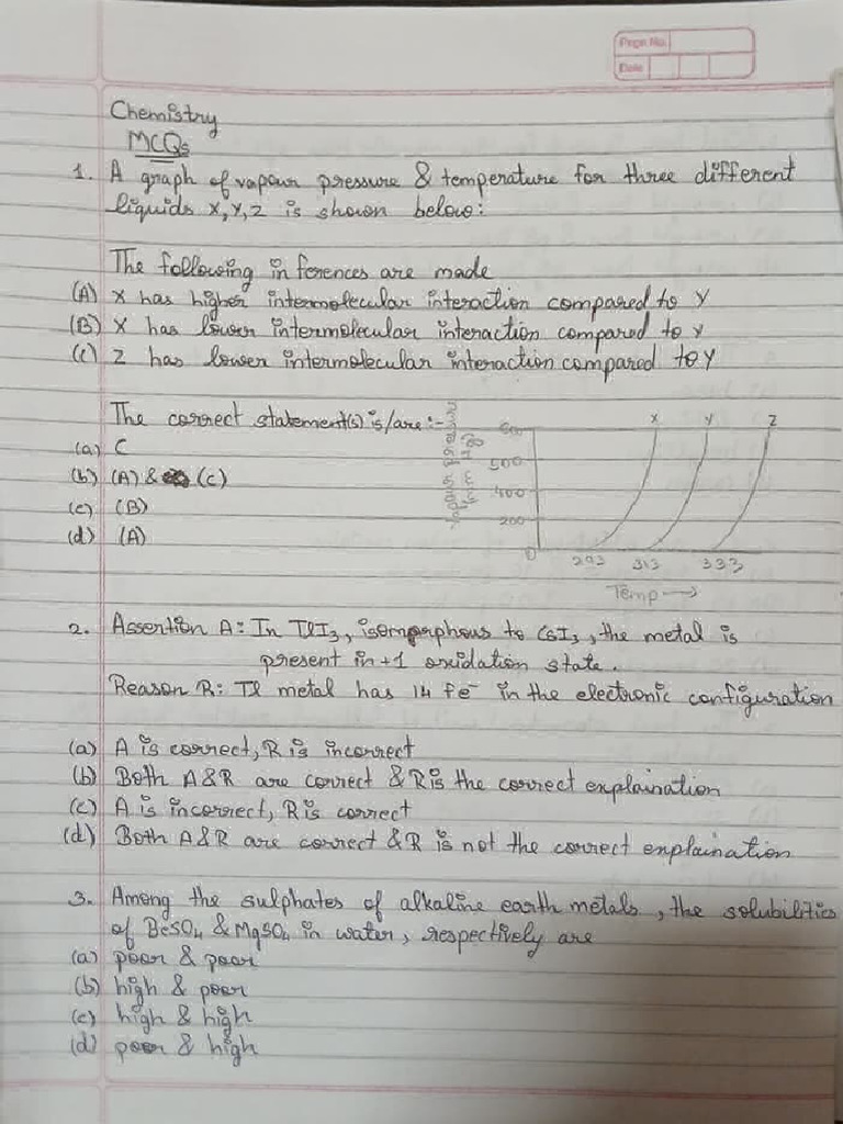 Chemistry Paper | PDF