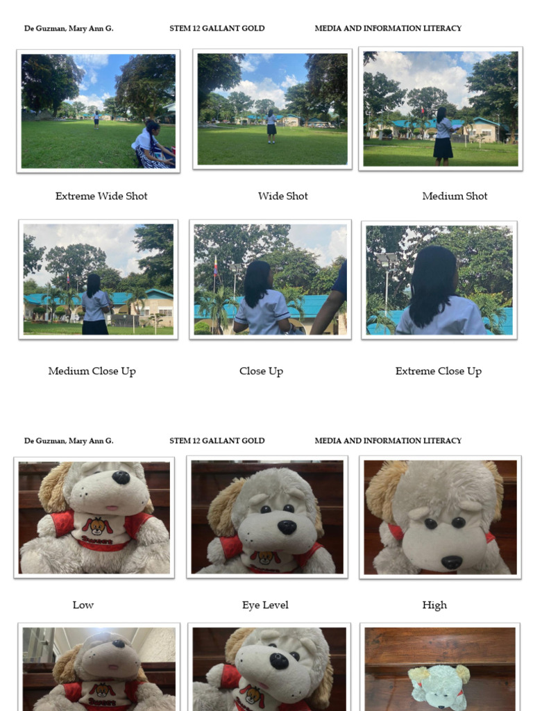 Media Literacy Shot Types Guide | PDF