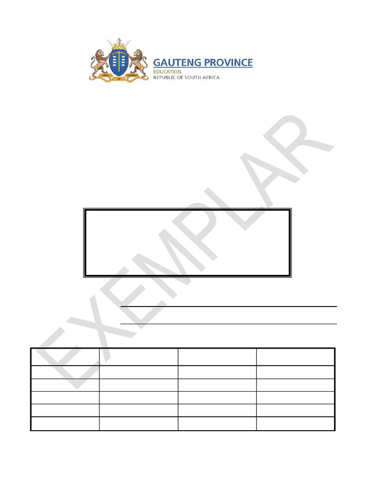 Grade 10 Accounting Exam Answer Book | PDF | Debits And Credits | Cost