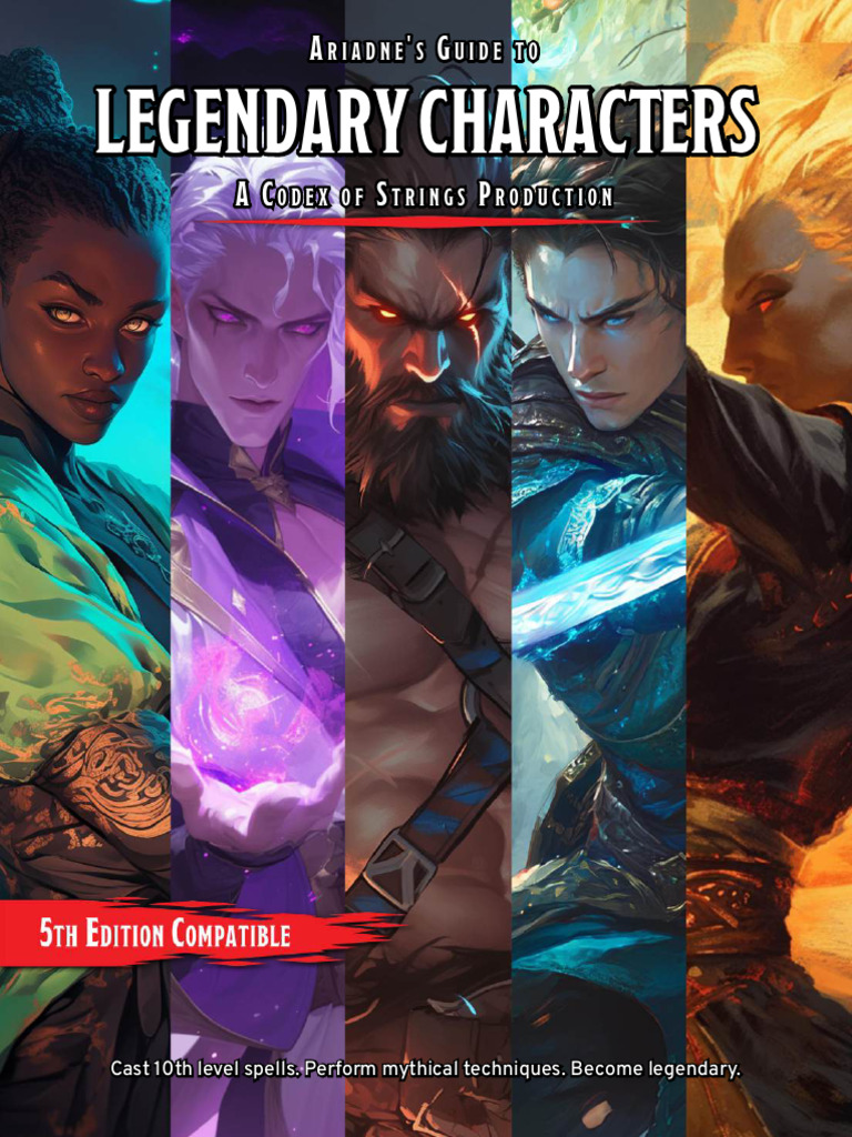 Ariadne's Guide To Legendary Characters Showcase | PDF | Dungeons ...