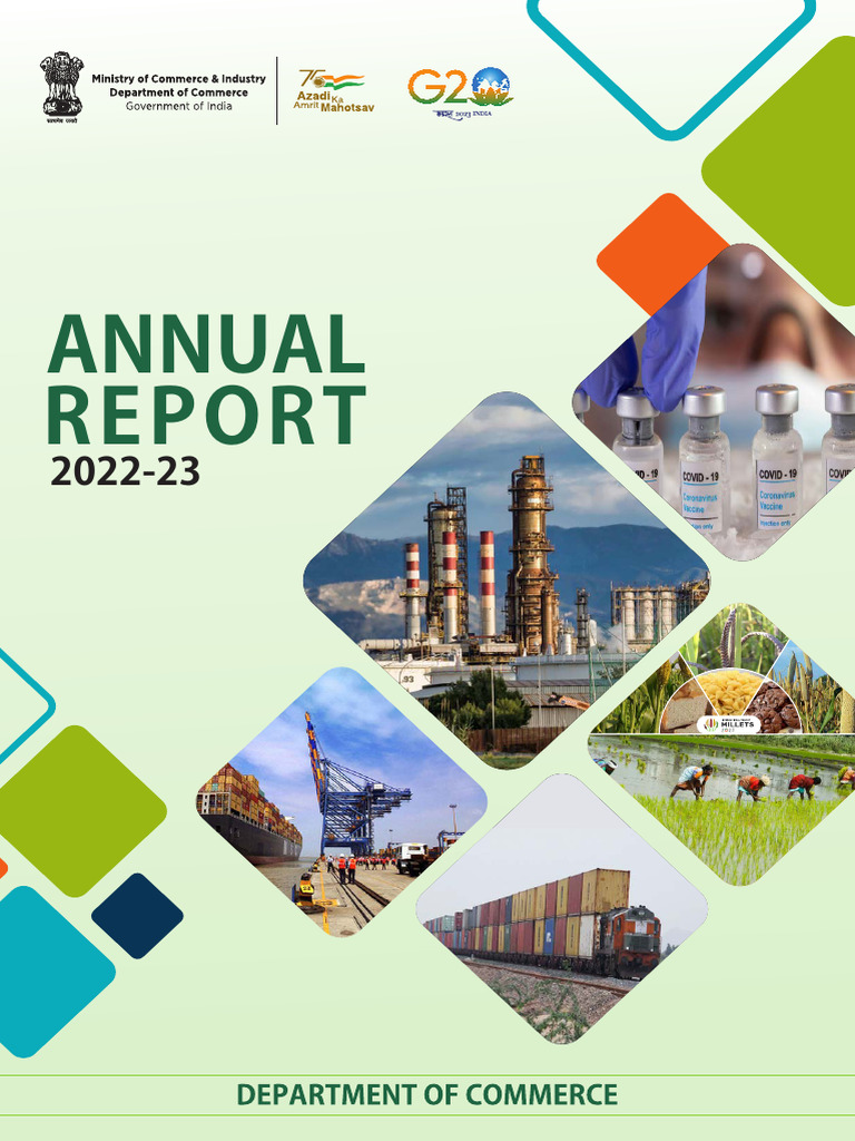 Annual Report FY 2022 23 | PDF | Dumping (Pricing Policy) | Trade