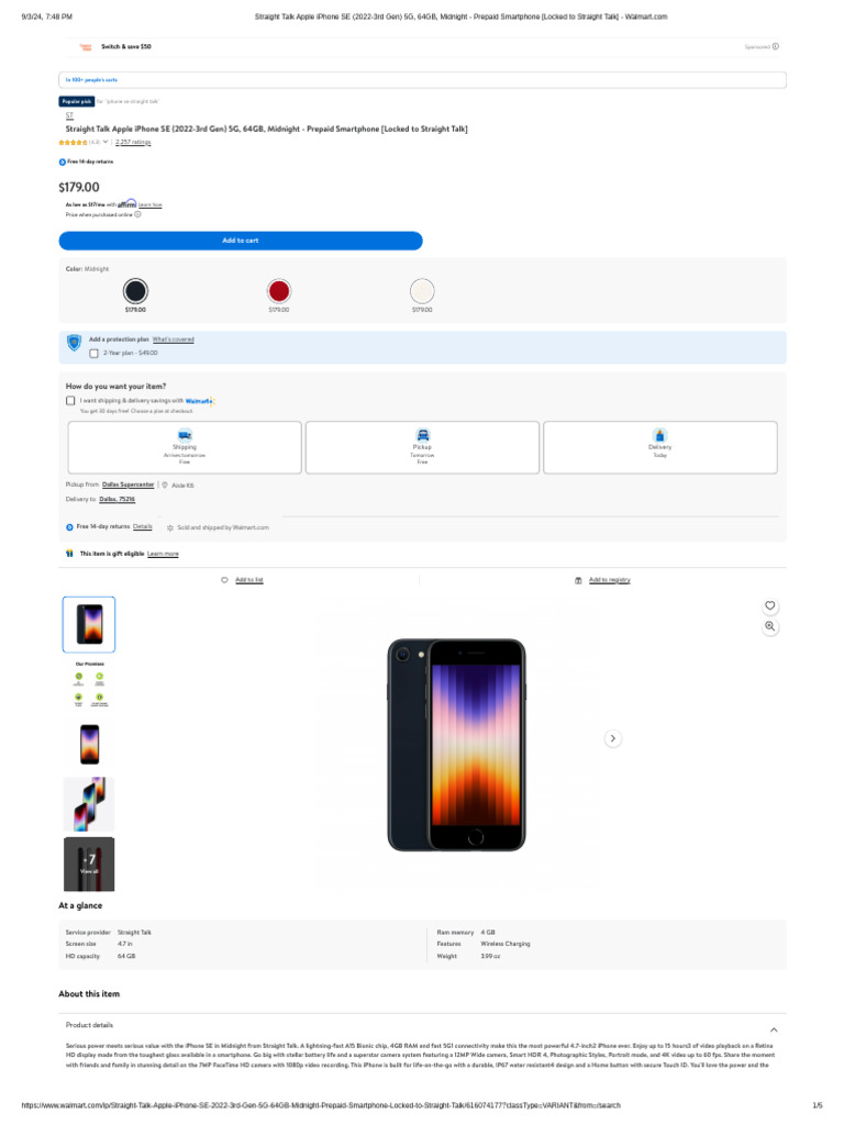 Straight Talk Iphone Se 2022