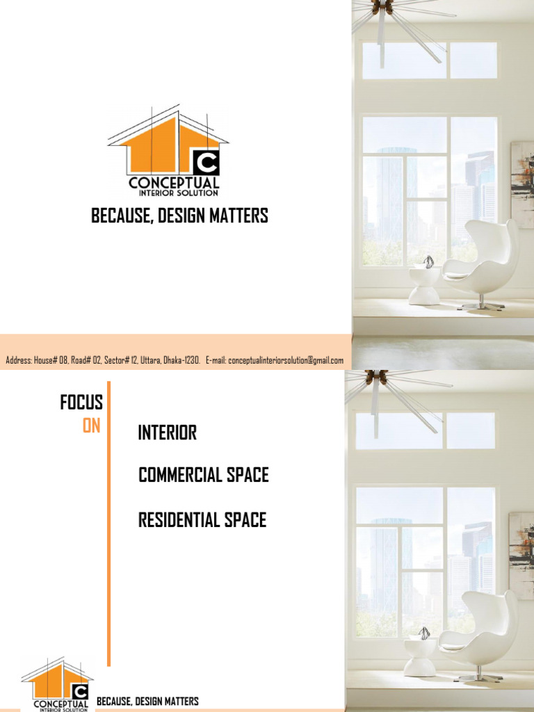 Conceptual Interior Solution Portfolio | PDF | Business