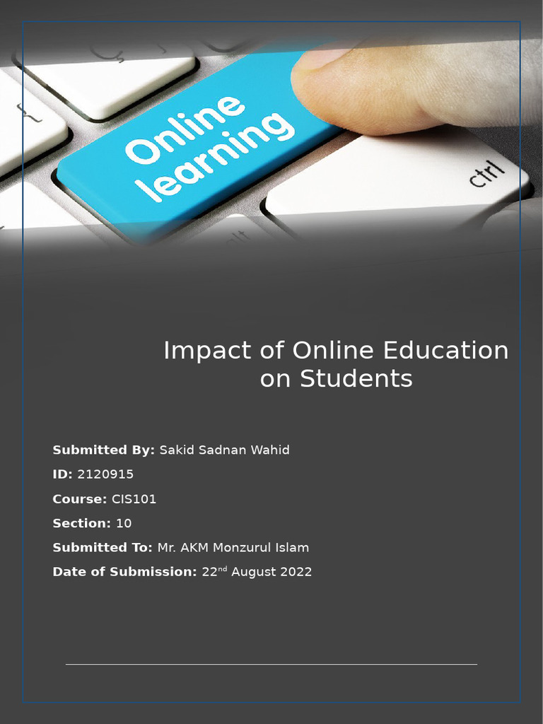 Sakid Sadnan Wahid Word | PDF | Methodology | Educational Technology