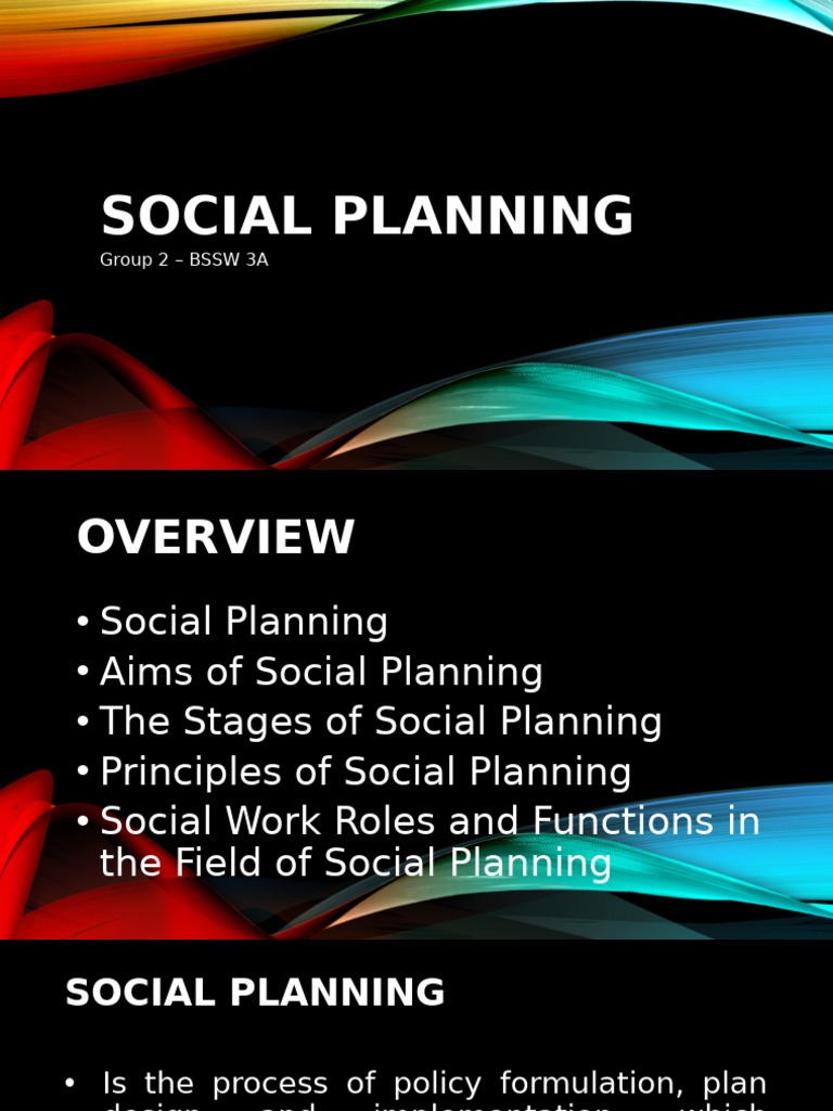 Social Planning Report | PDF | Planning | Empowerment