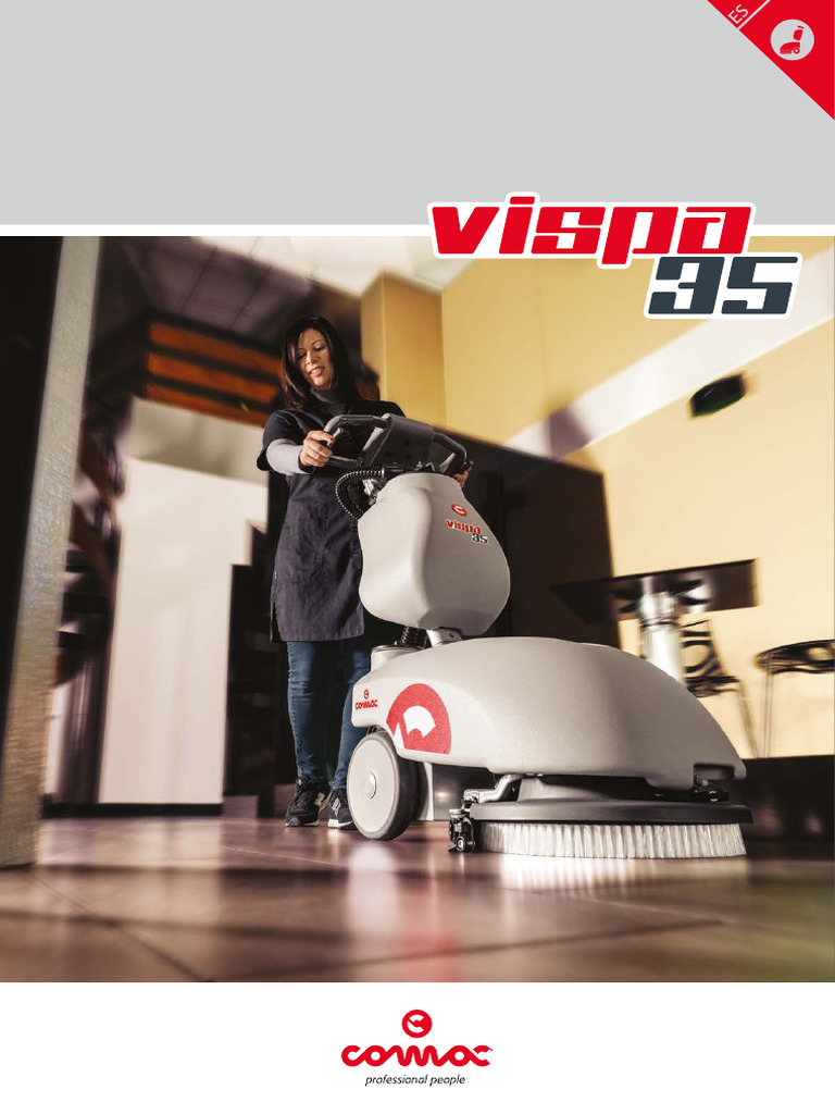Comac Vispa 35 Fregadora | PDF | Cargador de batería | Tanques
