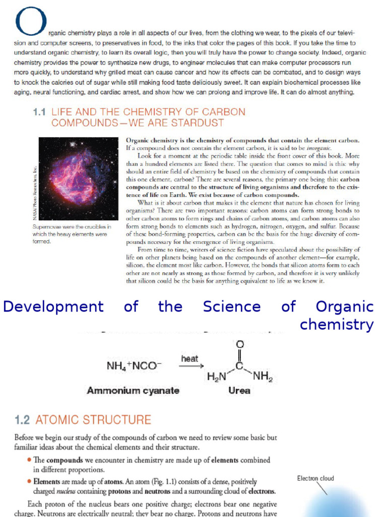Organic Chemistry-Lecture 1 | PDF