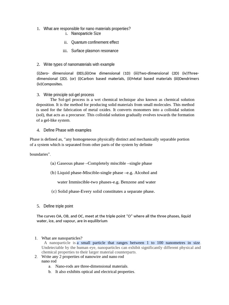 2 Marks | PDF | Phase (Matter) | Phase Rule 2 Marks | PDF | Phase (Matter) | Phase Rule