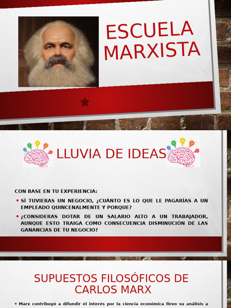 Escuela Marxista | PDF | Capital (economía) | Explotación del trabajo
