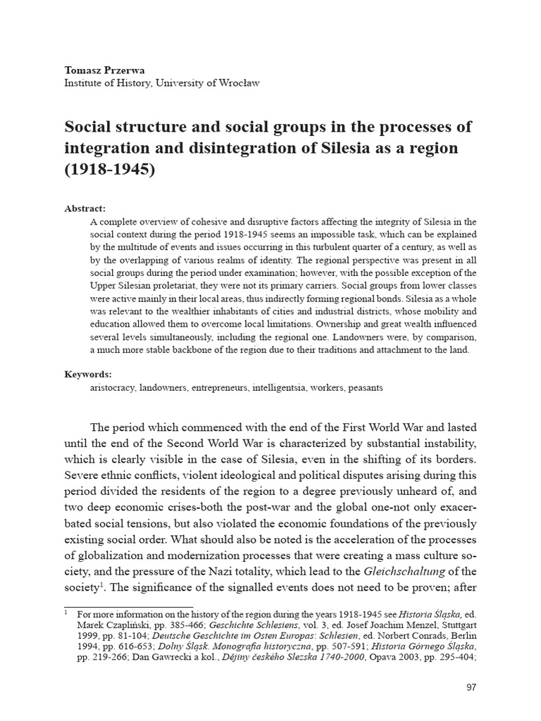 Social Structure and Social Groups in TH | PDF