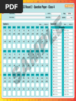 SIP Mathematics Contest AGC Round 2 Question Paper Class 4 | PDF