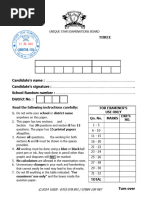 Ple Primary Leaving Examination Mathematics 2024 | PDF