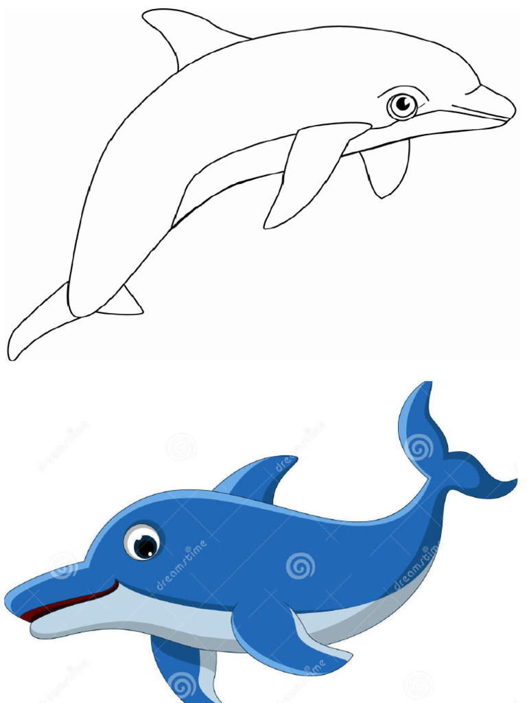 Delfin de Colorat | PDF
