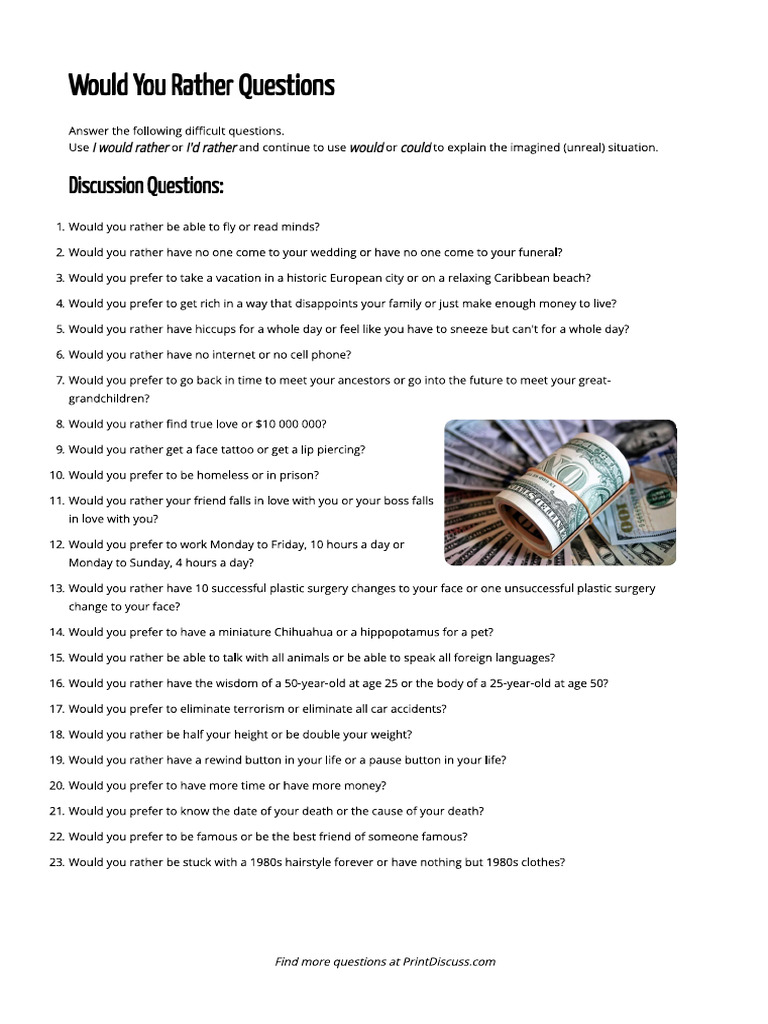 would-you-rather-questions | PDF