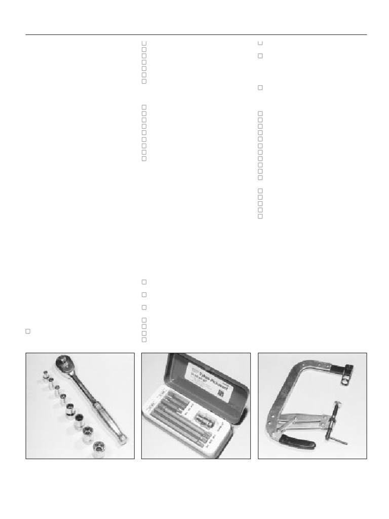 Essential Car Repair Tool Guide | PDF | Screw | Nut (Hardware)