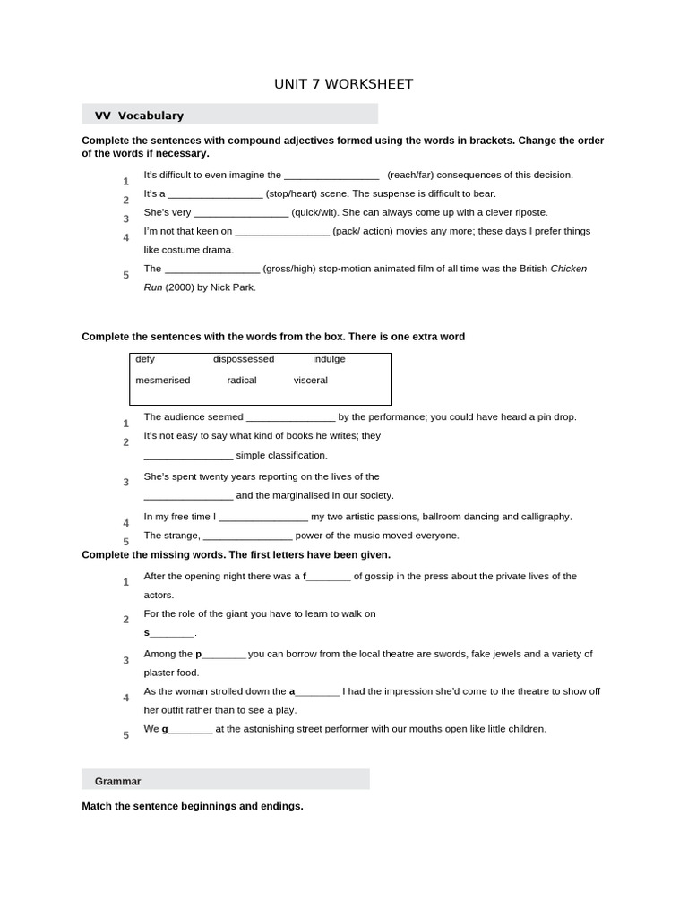 English Language Exercises | PDF | Clause | Syntax