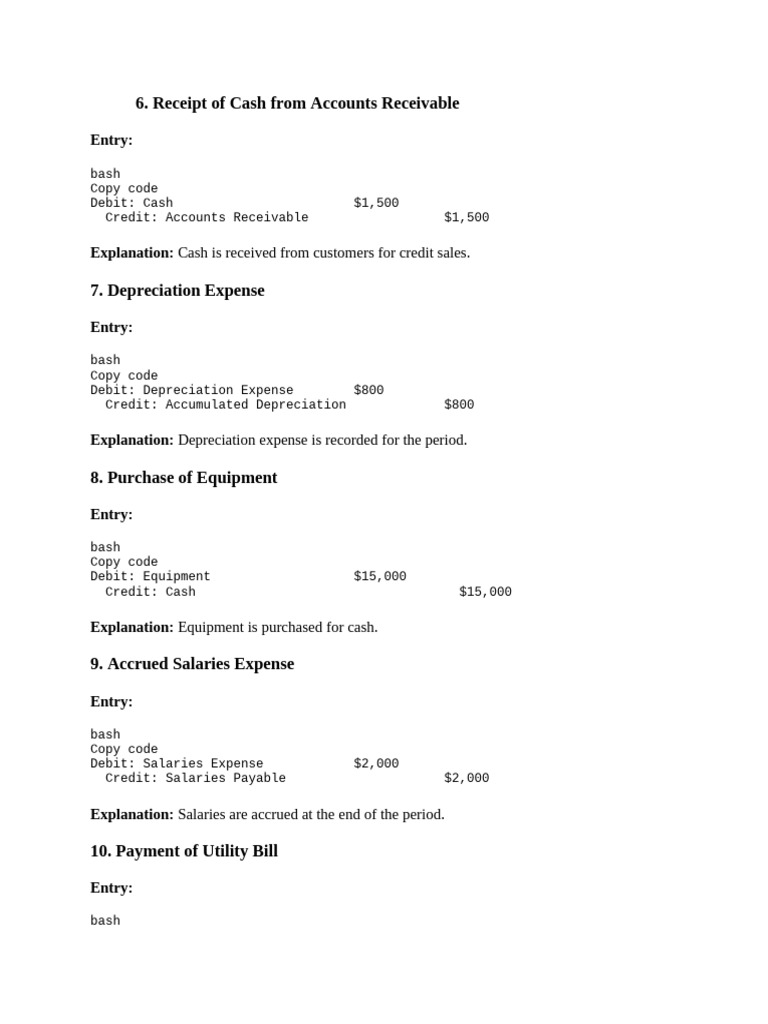More Than Basic 5 Journal Entries | PDF