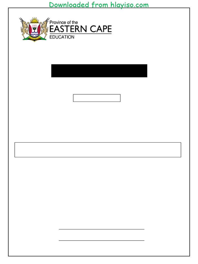 AGRSC P2 GR11 MEMO AFR SEPT2015 - Hlayiso - Com | PDF
