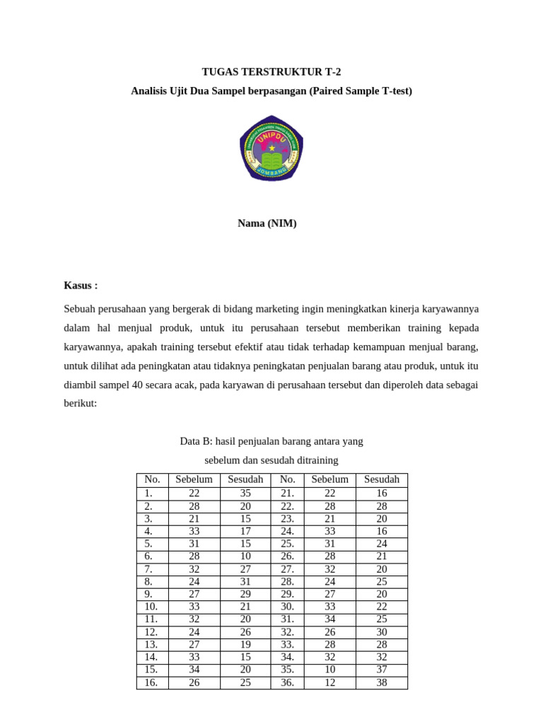 TS2 - Nama - Nim - Pai 5C | PDF