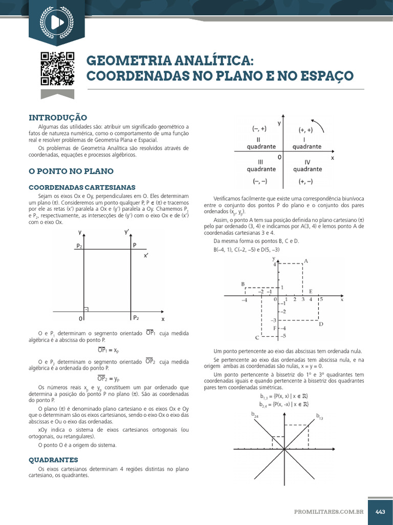 Simetria e Propriedades no Plano Cartesiano | PDF | Sistema de ...