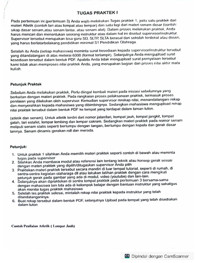 Tugas 1 Penjas Ilham Adzani | PDF