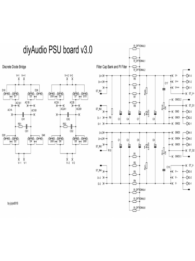 P PSU 1V30 Schematic | PDF