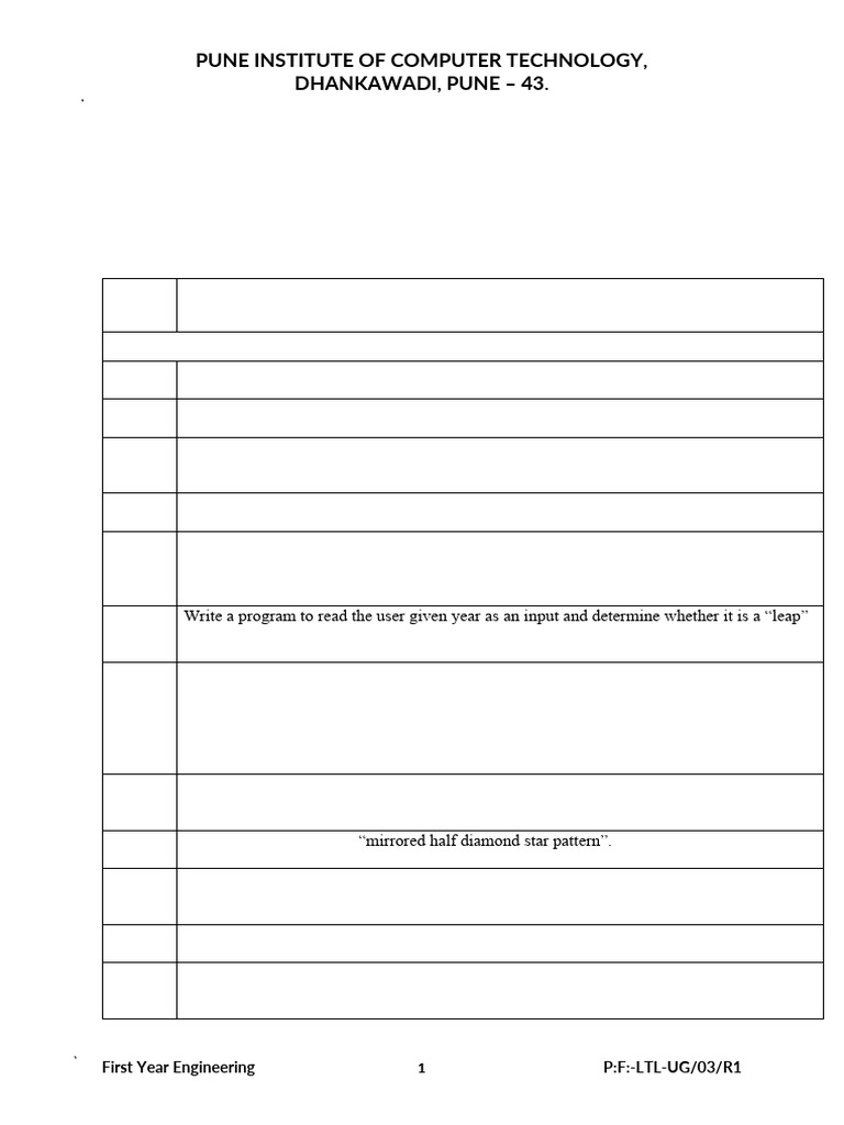 Final Lab Manual Cpps Pdf Programming Computer Program 
