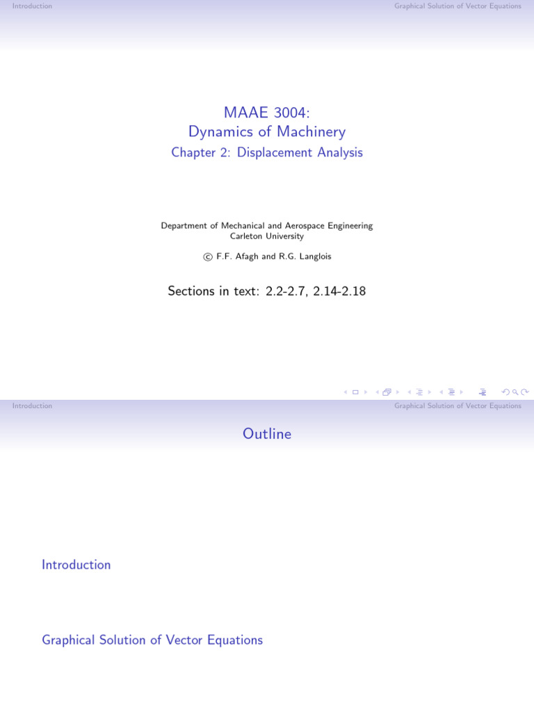 Chapter - 2 Handout | PDF | Euclidean Vector | Equations