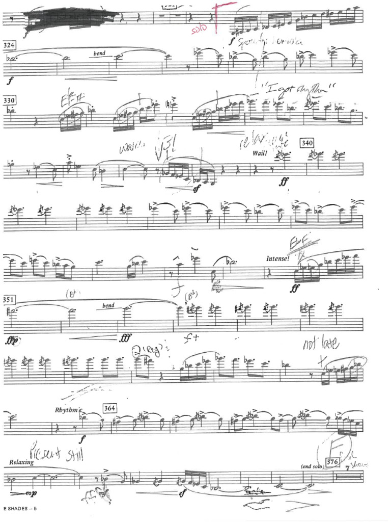 Blue Shades Clarinet | PDF