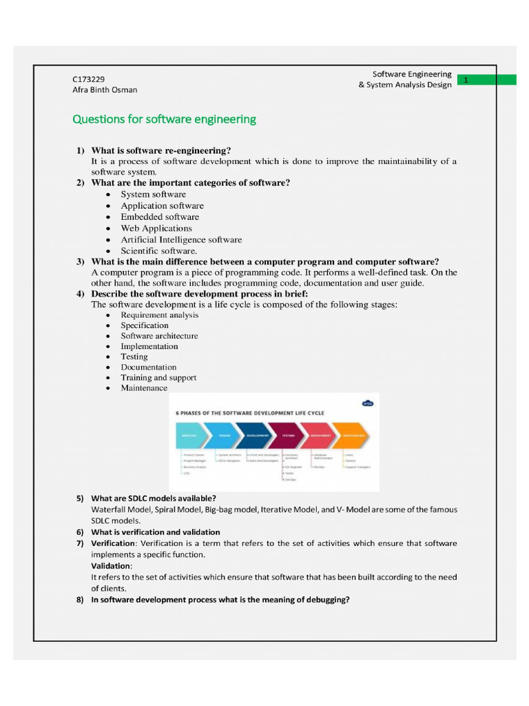 Question Software engineering_ | PDF