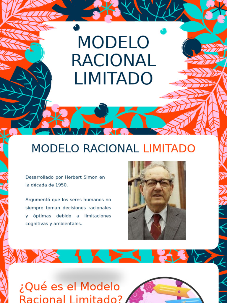 Modelo Racional Limitado | PDF | Racionalidad | Cognición