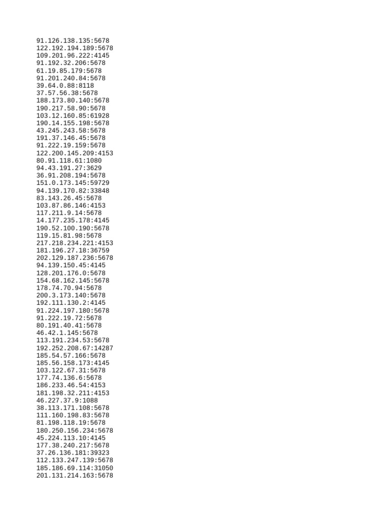 Socks4 Proxies | PDF