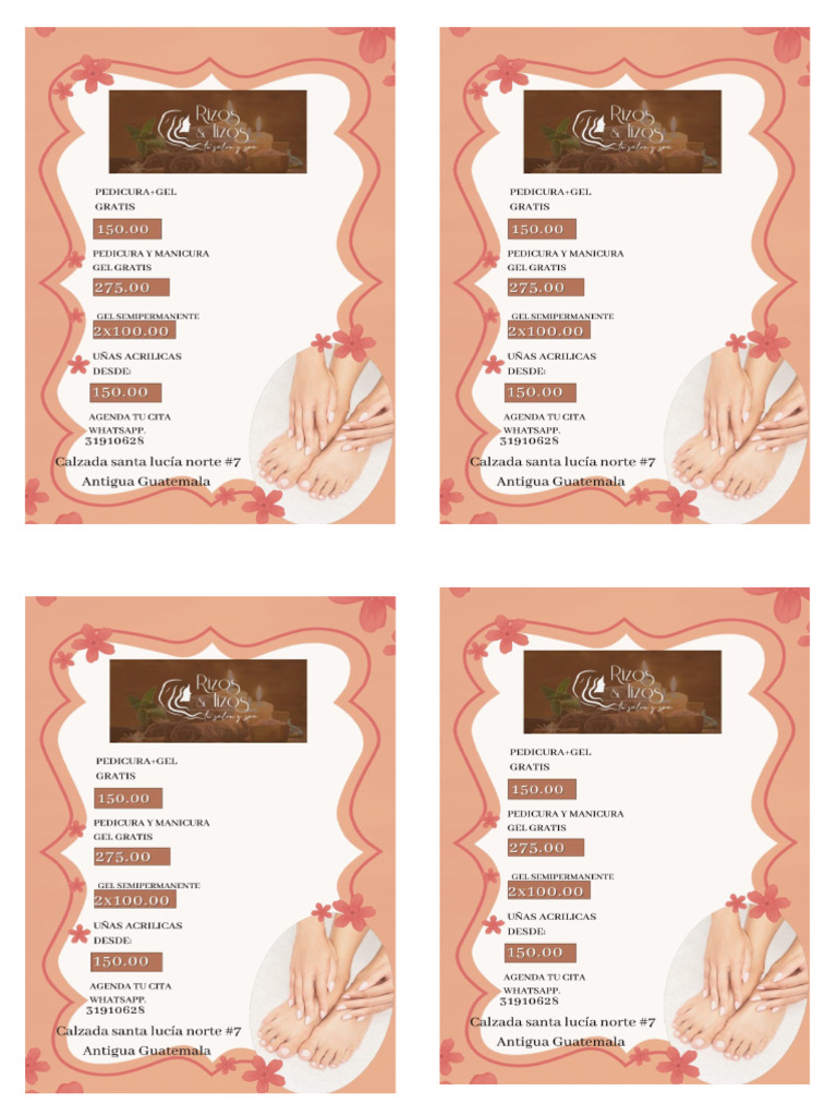 Pedicura Papel Celesste | PDF