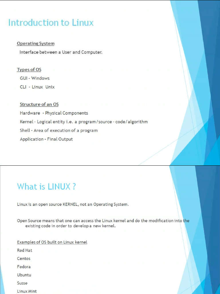 Introduction To Linux | PDF