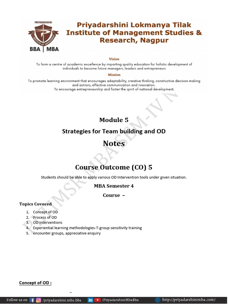 MBA Team Building Strategies | PDF | Organization Development | Learning