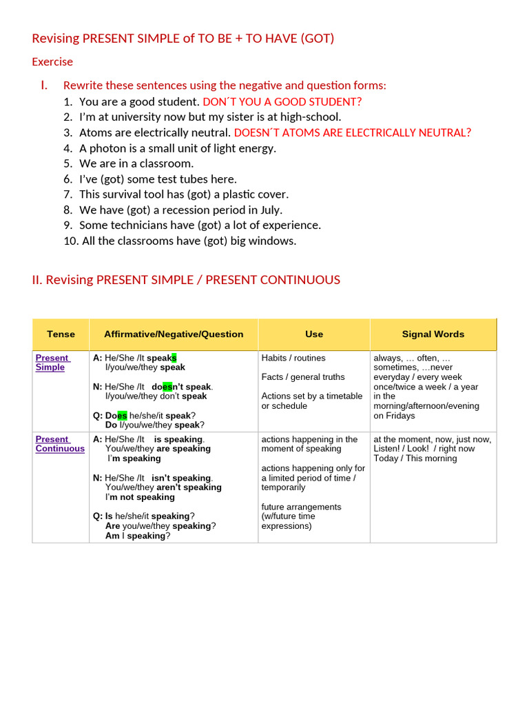 4-Lesson2 Behave | PDF | Grammar | Linguistics