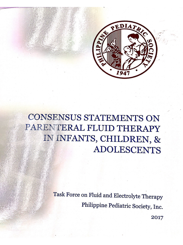 Consensus Statements On Parenteral Fluid | PDF