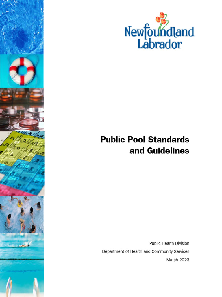 Public Pool Water Quality Standards | PDF | Chlorine | Diarrhea