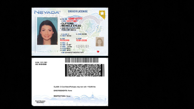 Nevada Driver License 07092021 | PDF