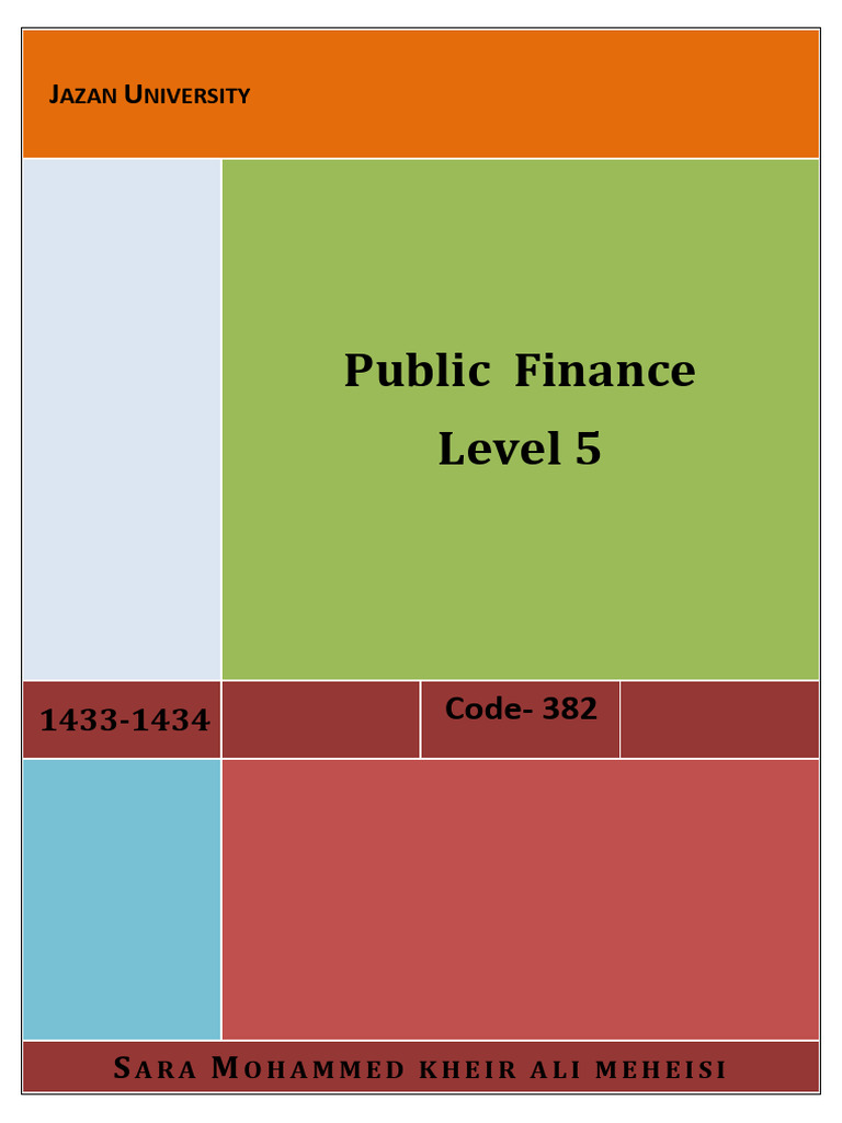 Overview of Public Finance Principles | PDF | Taxes | Public Finance